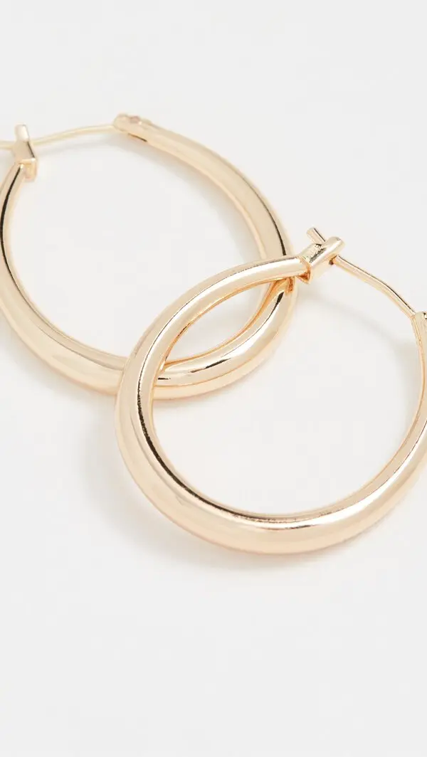 Shashi Ovale Hoop Earrings