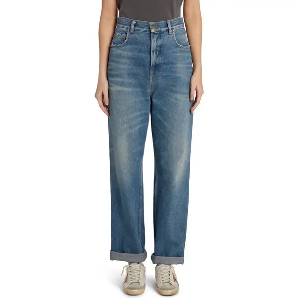 GOLDEN GOOSE Kim Relaxed Straight-leg Jeans