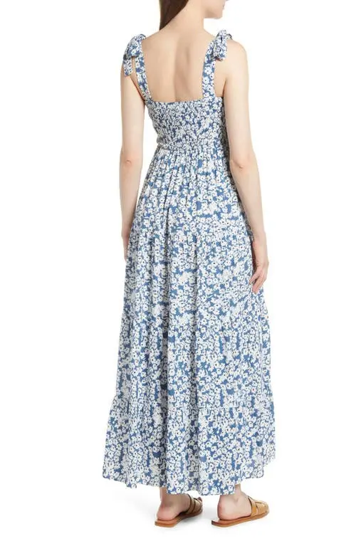ANGEL MATERNITY Shoulder Tie Maxi Dress