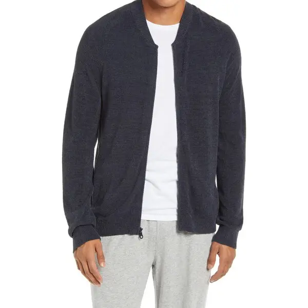 Barefoot Dreams Cozychic™ Lite Zip Cardigan - Indigo