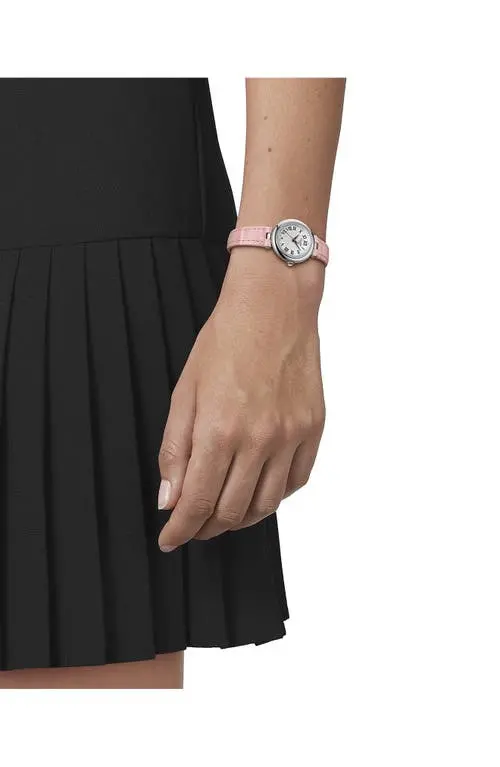 TISSOT Bellissima Leather Strap Watch - Pink
