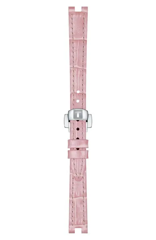 TISSOT Bellissima Leather Strap Watch - Pink