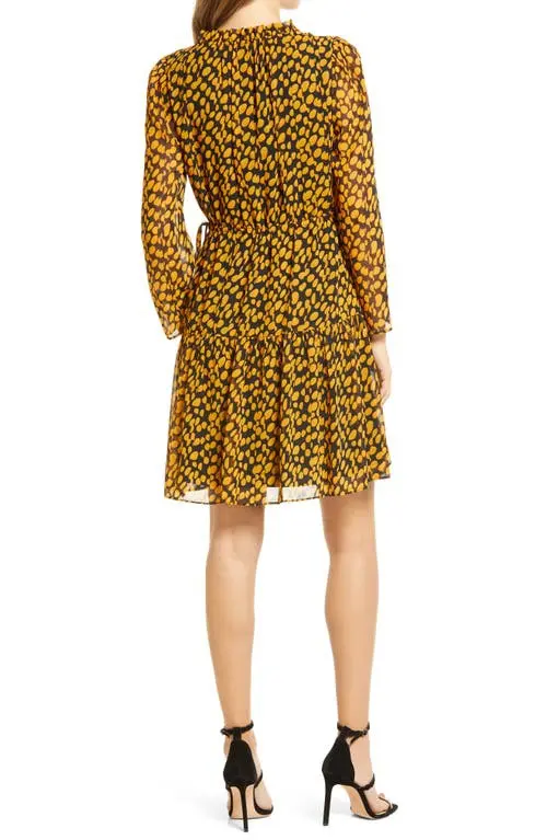 Sam Edelman Ruffle Long Sleeve Dress