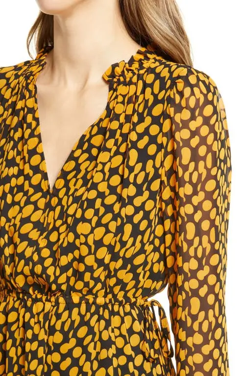 Sam Edelman Ruffle Long Sleeve Dress