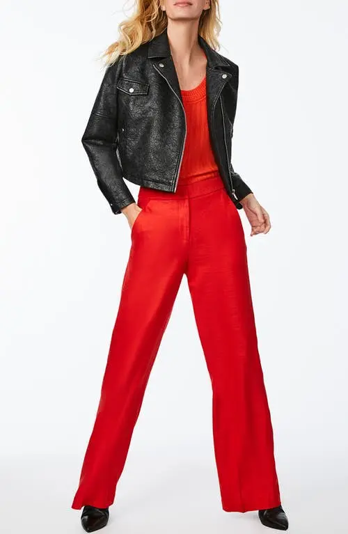 Bernardo Faux Leather Moto Jacket