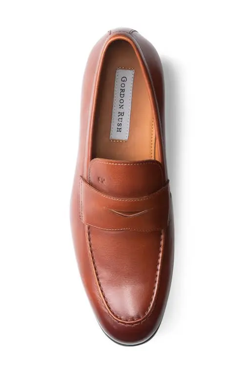 Gordon Rush Avery Penny Loafer In Cognac - 39% Off  display picture 1