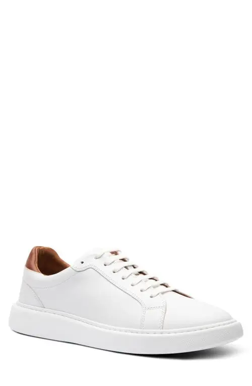 Gordon Rush Devon Leather Sneakers - White/luggage