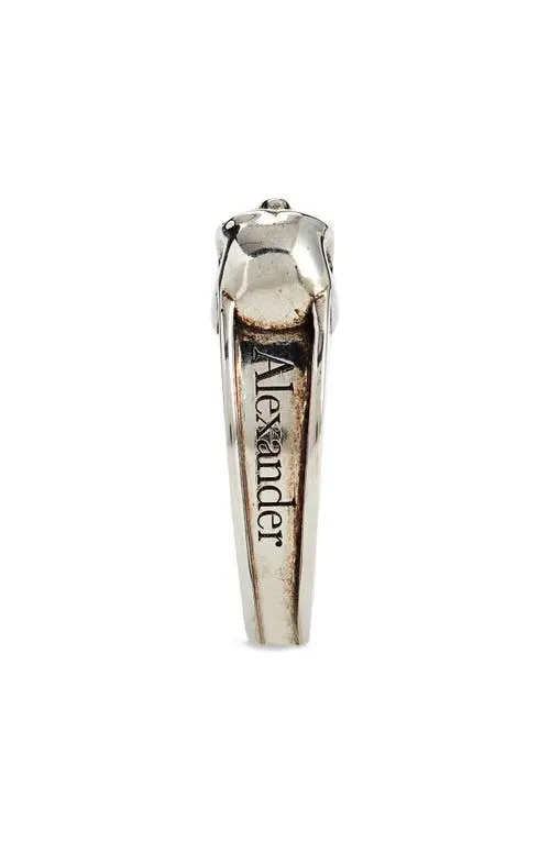 Alexander McQueen Double Skull Ring