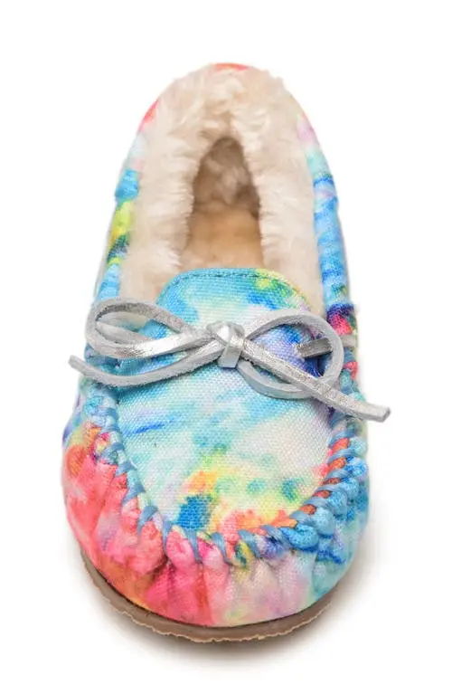 Minnetonka Cassie Tie Dye Slipper