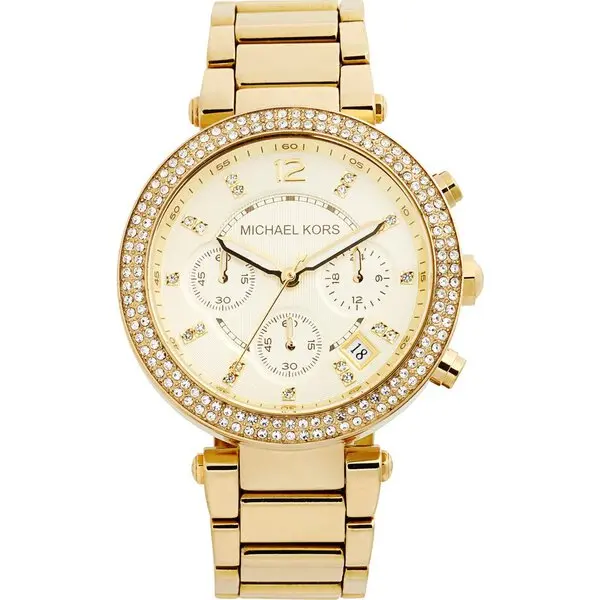 Michael Kors Parker' Chronograph Bracelet Watch - Gold