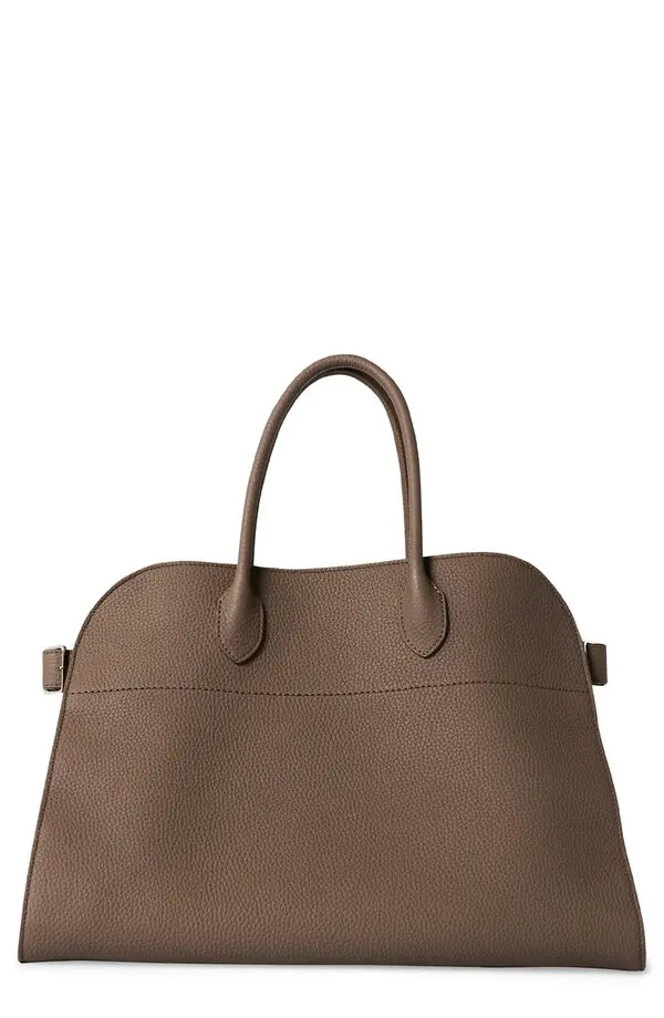 【ビンス】THE ROW MARGOUX マルゴー15 ELEPHANT THE ROW Soft Margaux 15 Leather Bag - Elephant | Editorialist
