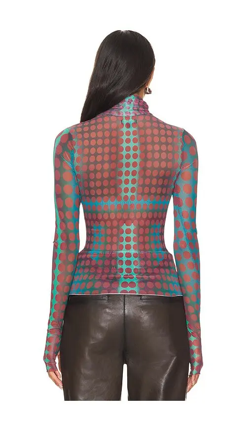 AFRM Zadie Top - Cyber Optic Dot