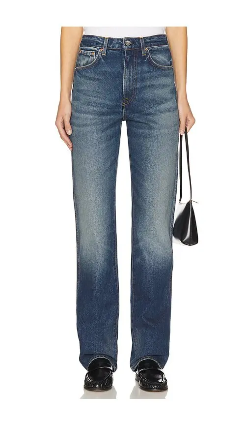 GRLFRND Sara Super High Rise Straight Jeans - Figueroa St