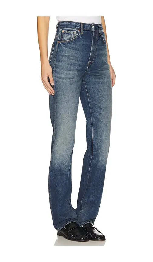 GRLFRND Sara Super High Rise Straight Jeans - Figueroa St