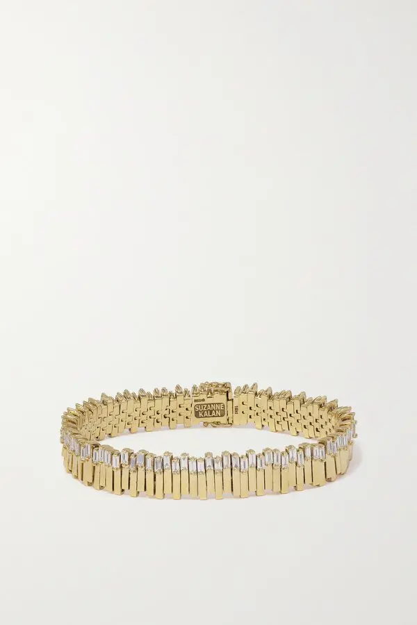 SUZANNE KALAN 18-karat Diamond Tennis Bracelet