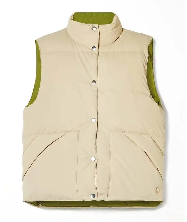 Tory Burch Reversible Quilted Shell Down Vest