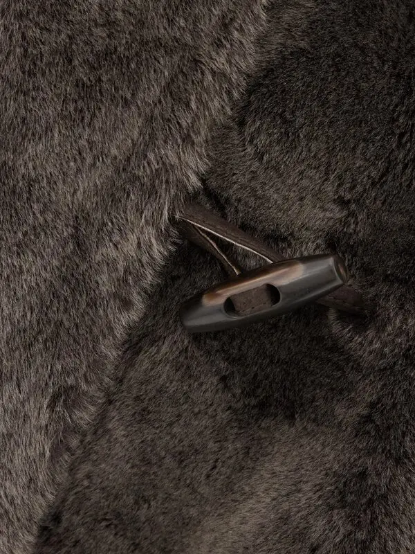 YVES SALOMON Hooded Shearling Jacket