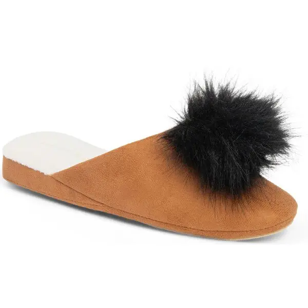 PATRICIA GREEN Pretty Pouf Slipper - Chestnut