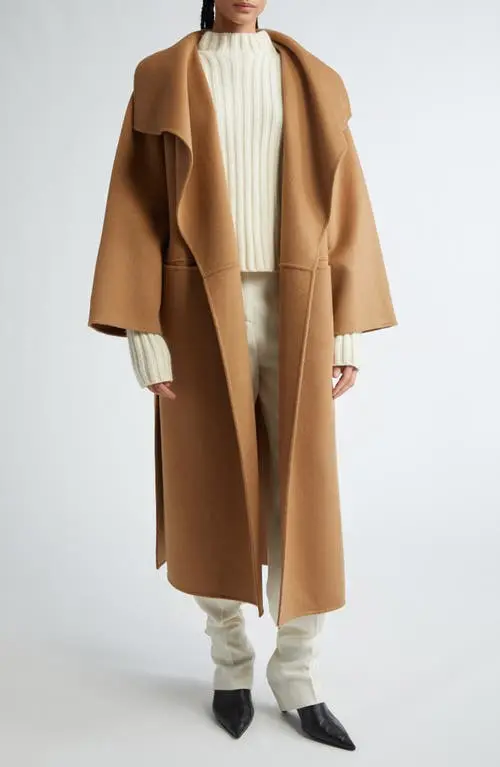 TOTEME Annecy Wool & Cashmere Coat - Camel