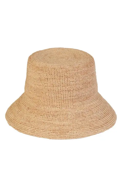 Lack Of Color The Inca Raffia Bucket Hat - Natural