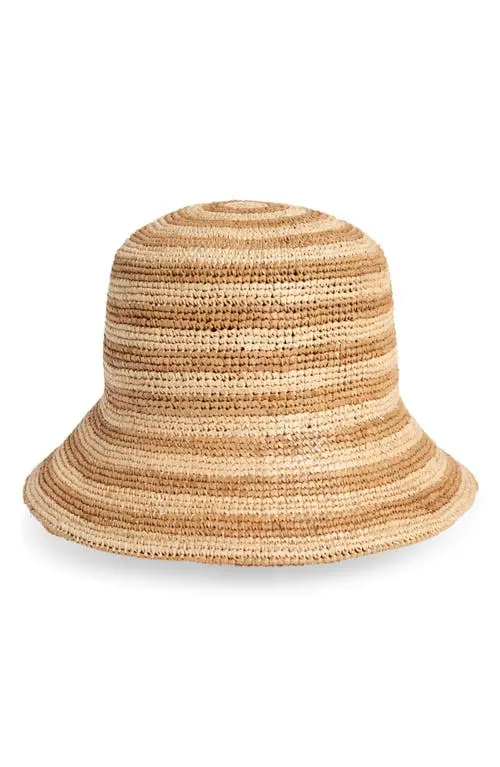 Lack Of Color The Inca Raffia Bucket Hat - Natural