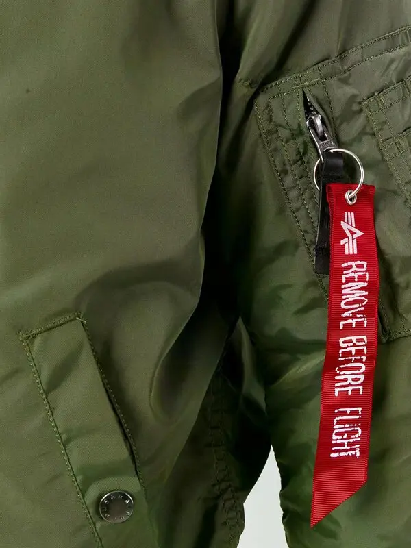 Alpha Industries Zip-pocket Bomber Jacket - Green