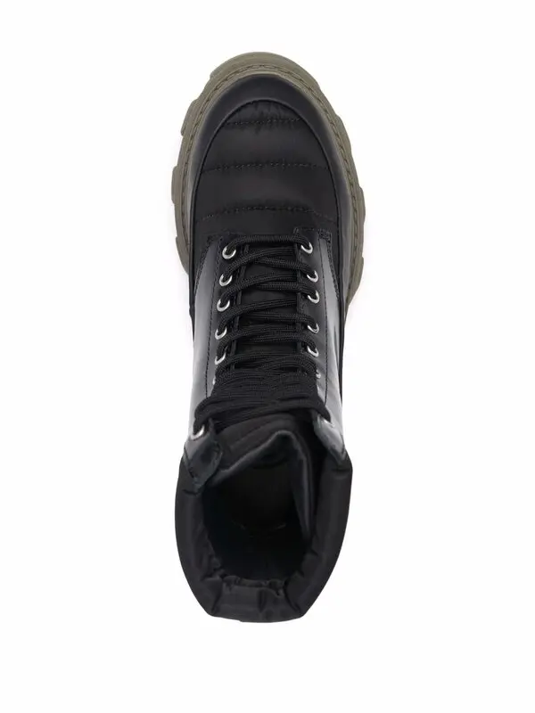 GANNI Lace-up Lug Sole Boots