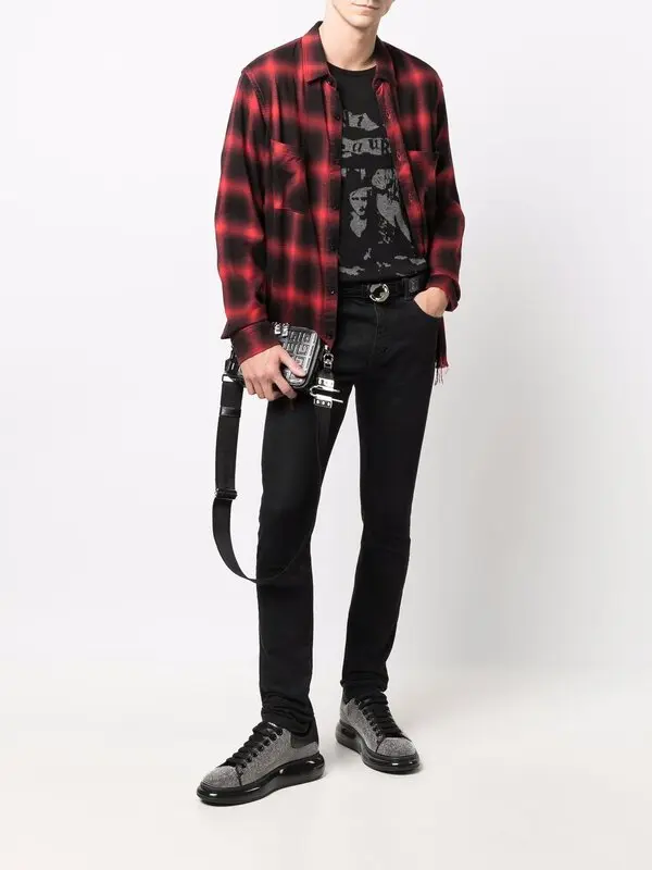 Amiri Shadow Plaid Shirt