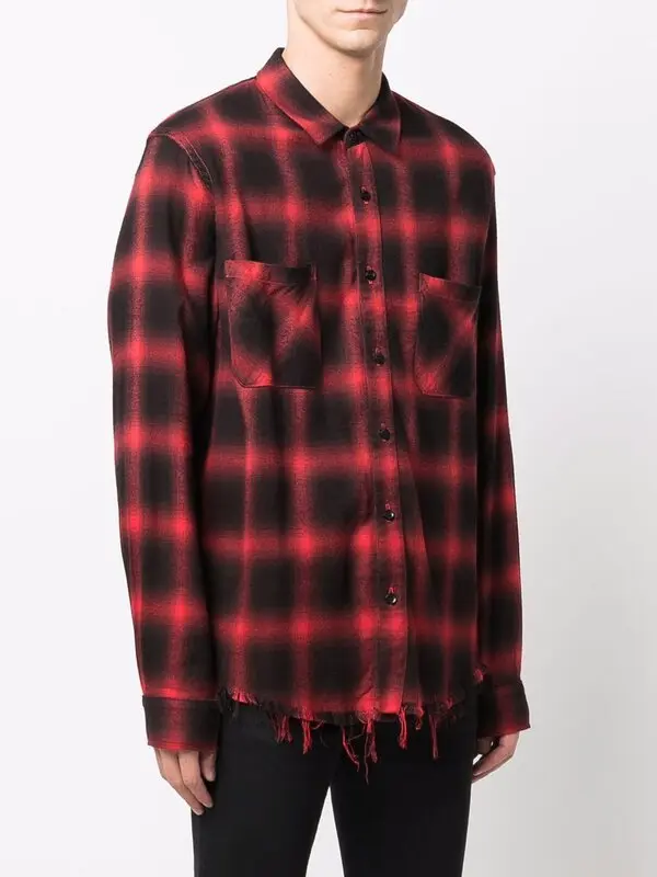 Amiri Shadow Plaid Shirt