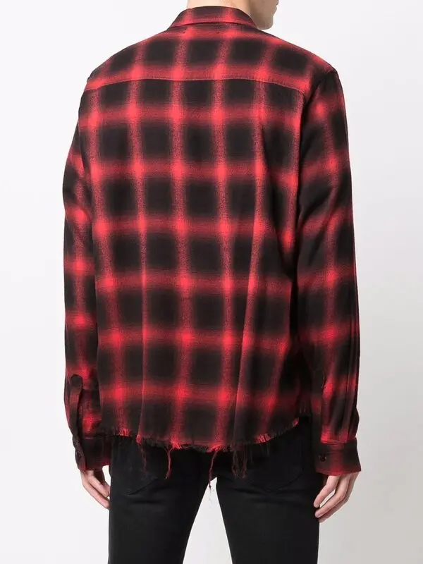 Amiri Shadow Plaid Shirt