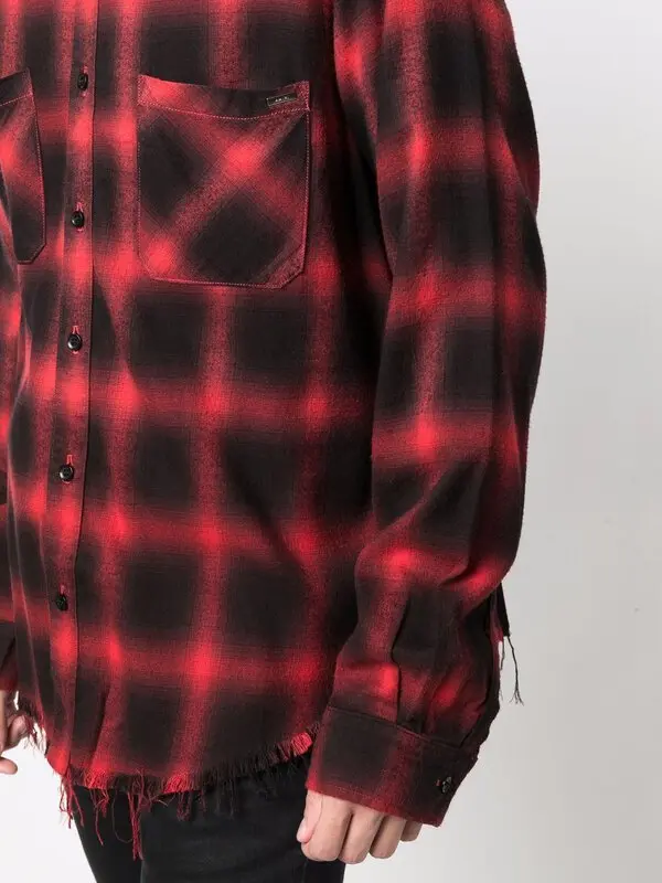 Amiri Shadow Plaid Shirt