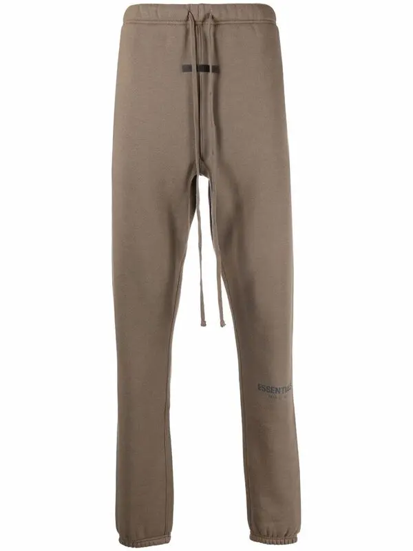 Fear Of God Logo-print Track Pants - Brown