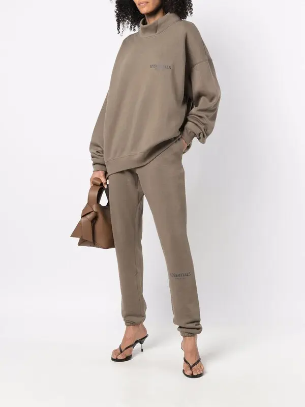 Fear Of God Logo-print Track Pants - Brown