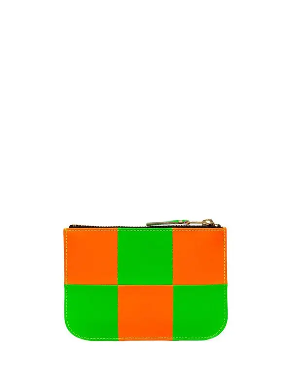 Comme Des Garçons Fluo Square Zipped Pouch