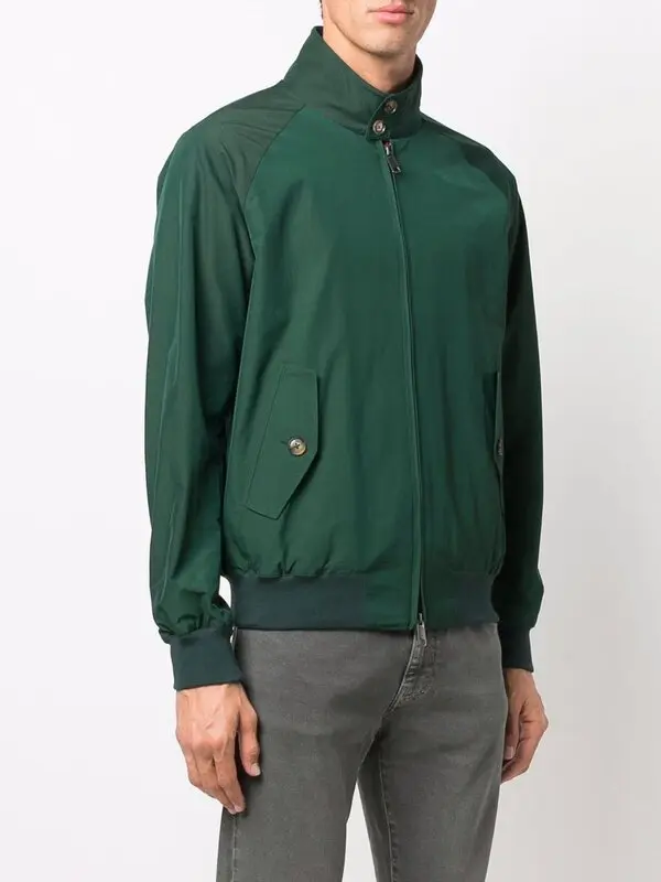 BARACUTA G9 Harrington Bomber Jacket - Green