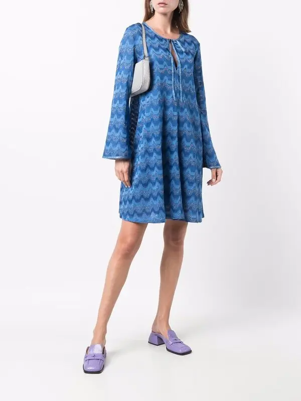 Missoni Long-sleeve Midi Dress