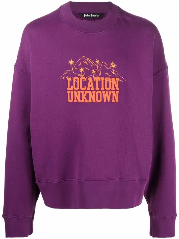 Palm Angels Crew Neck Sweatshirt
