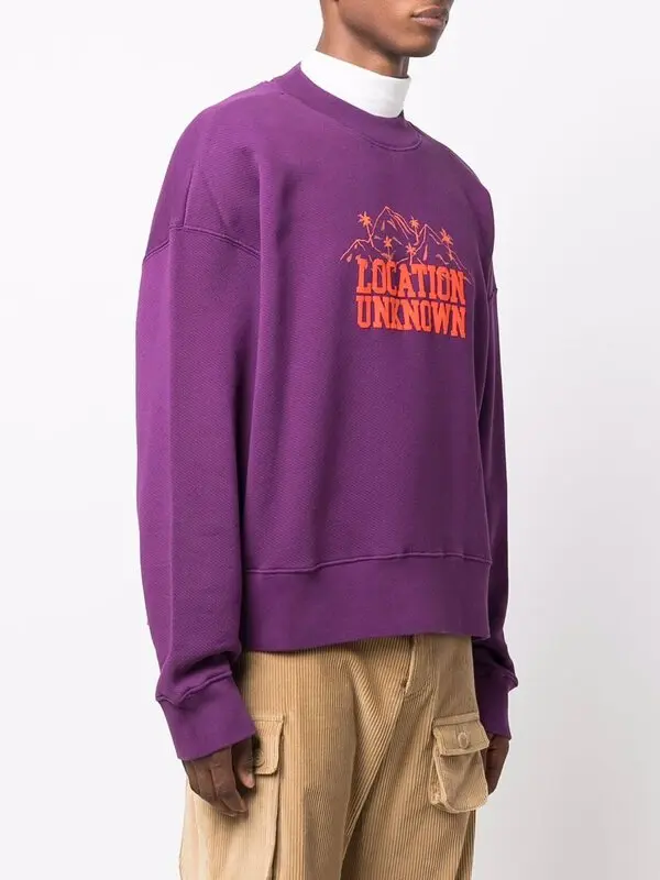 Palm Angels Crew Neck Sweatshirt