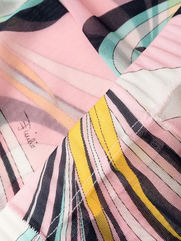 Emilio Pucci Semi-sheer Graphic-print Tights