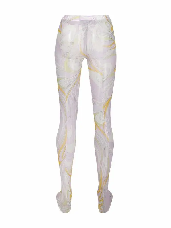 Emilio Pucci Graphic-print Tights