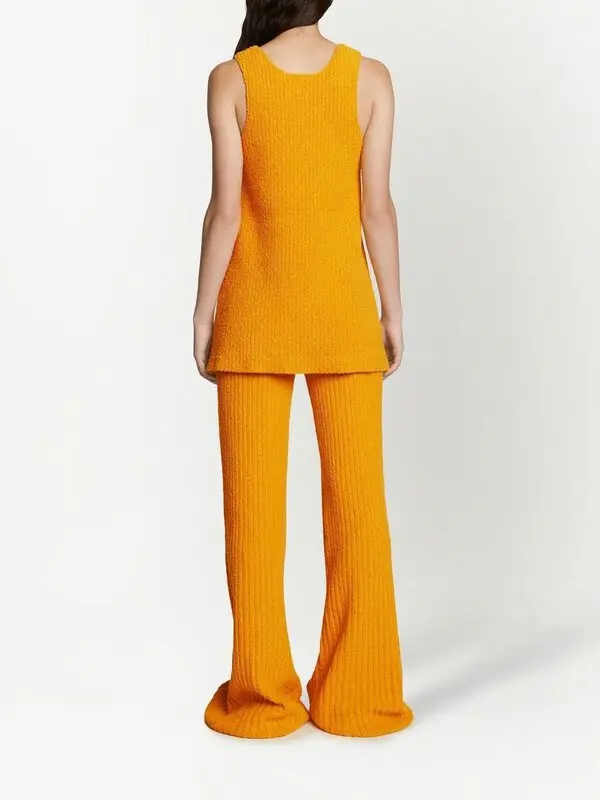 Proenza Schouler Mélange Bouclé Knitted Tank Top