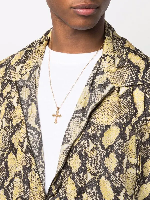 Emanuele Bicocchi Fleury Cross Pendant Necklace - Gold