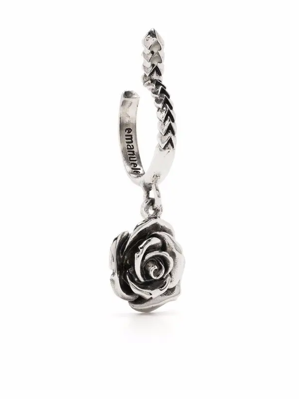 Emanuele Bicocchi Rose Charm Single Earring