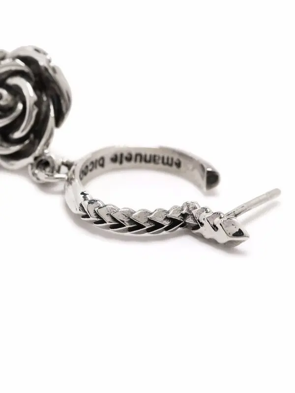Emanuele Bicocchi Rose Charm Single Earring