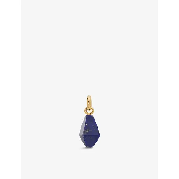 Monica Vinader Geometric Lapis Pendant - Blue