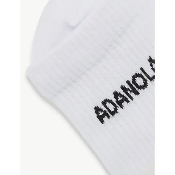 ADANOLA Logo-print Ribbed Socks