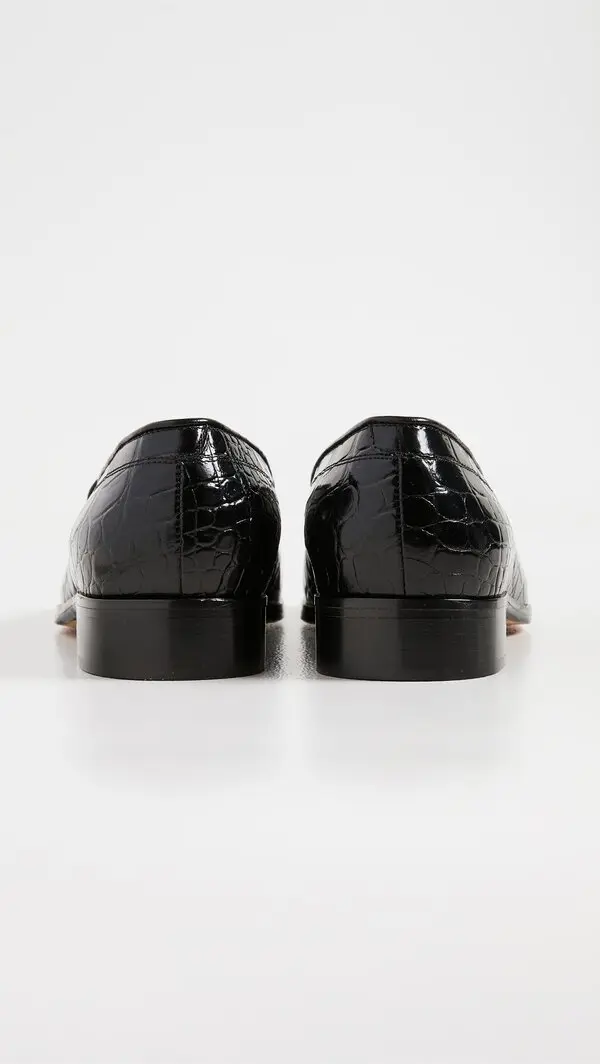 EMME PARSONS Danielle Loafers - Black Croc