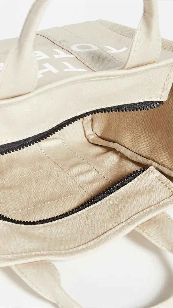 Marc Jacobs Canvas Tote Bag - Beige