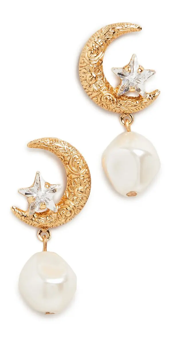 JENNIFER BEHR Lune Earrings - Pearl