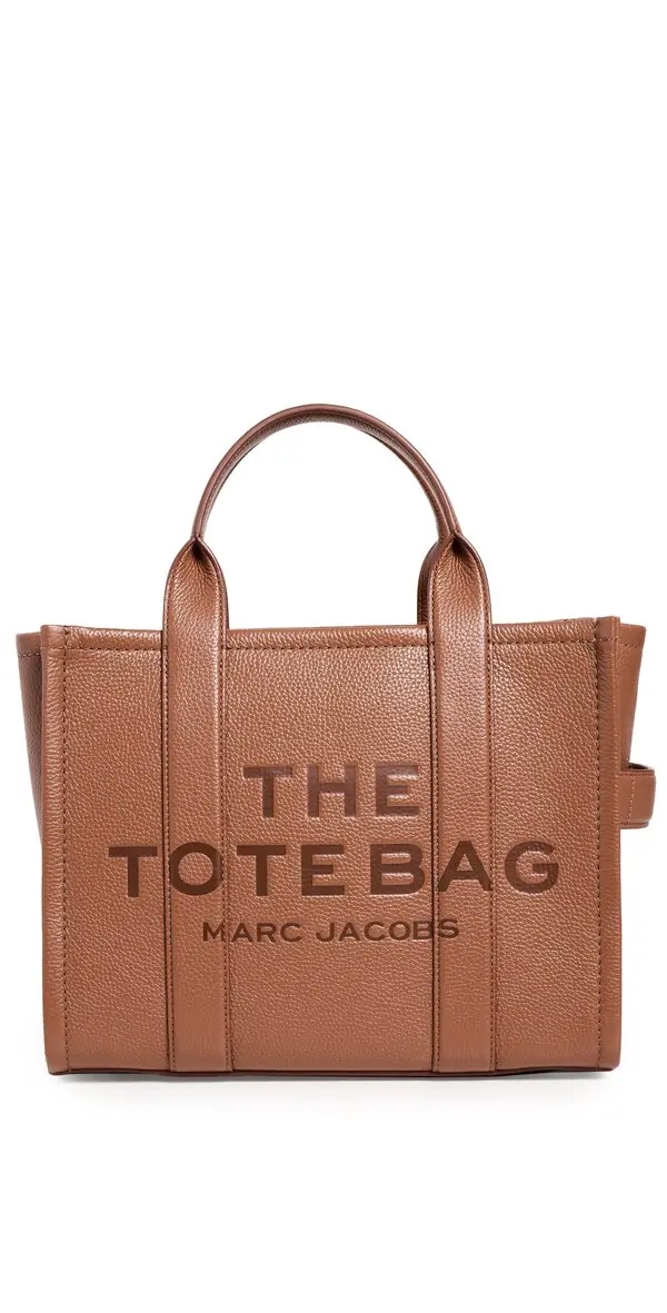 Marc Jacobs Leather Medium Tote Bag - Argan Oil